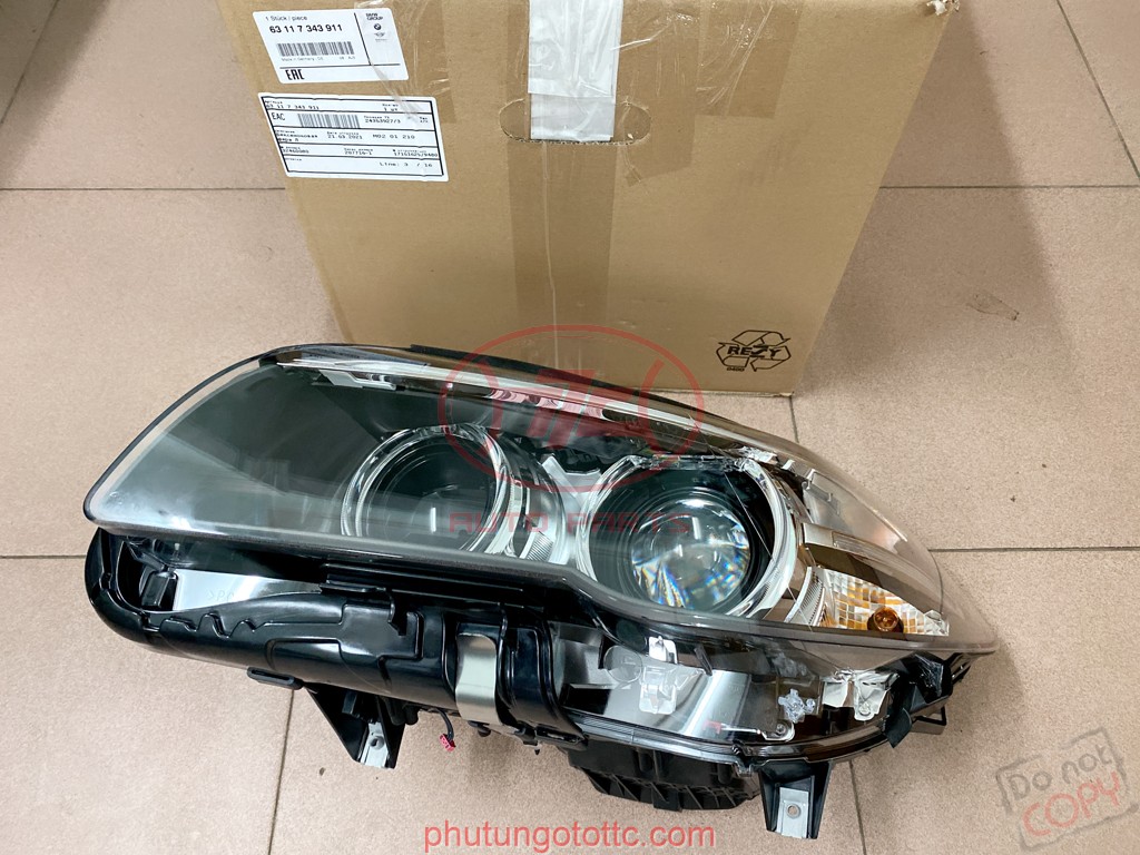 Đèn pha BMW 528i (Mã 63117343911) chính hãng - Giá tốt 2025