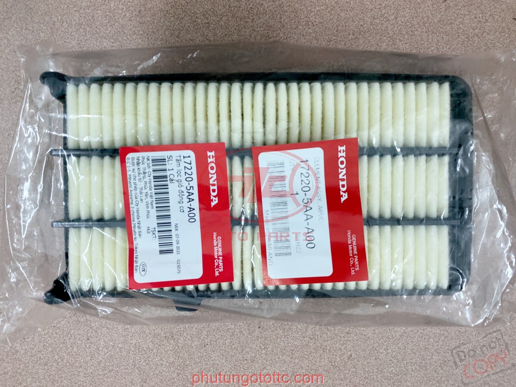 Lọc gió CRV 2019 (Mã 172205AAA00) chính hãng - Giá tốt 2025