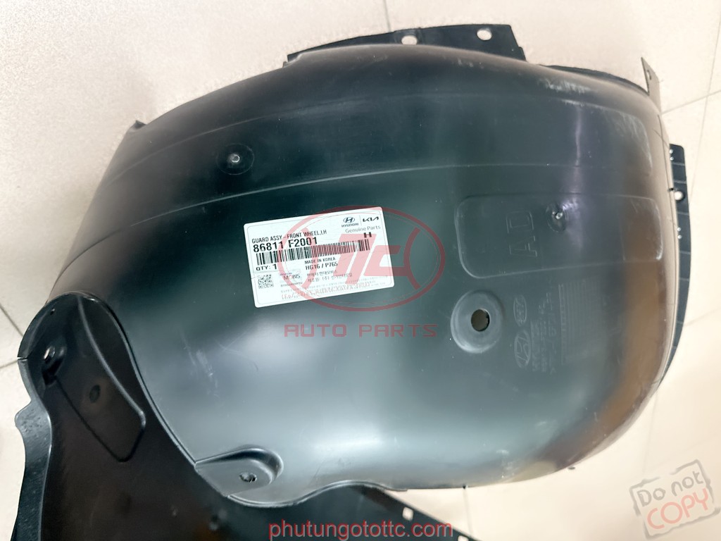 Lòng rè chắn bùn tai xe trước Elantra 2016 (86811F2001 - 86812F2001 ...