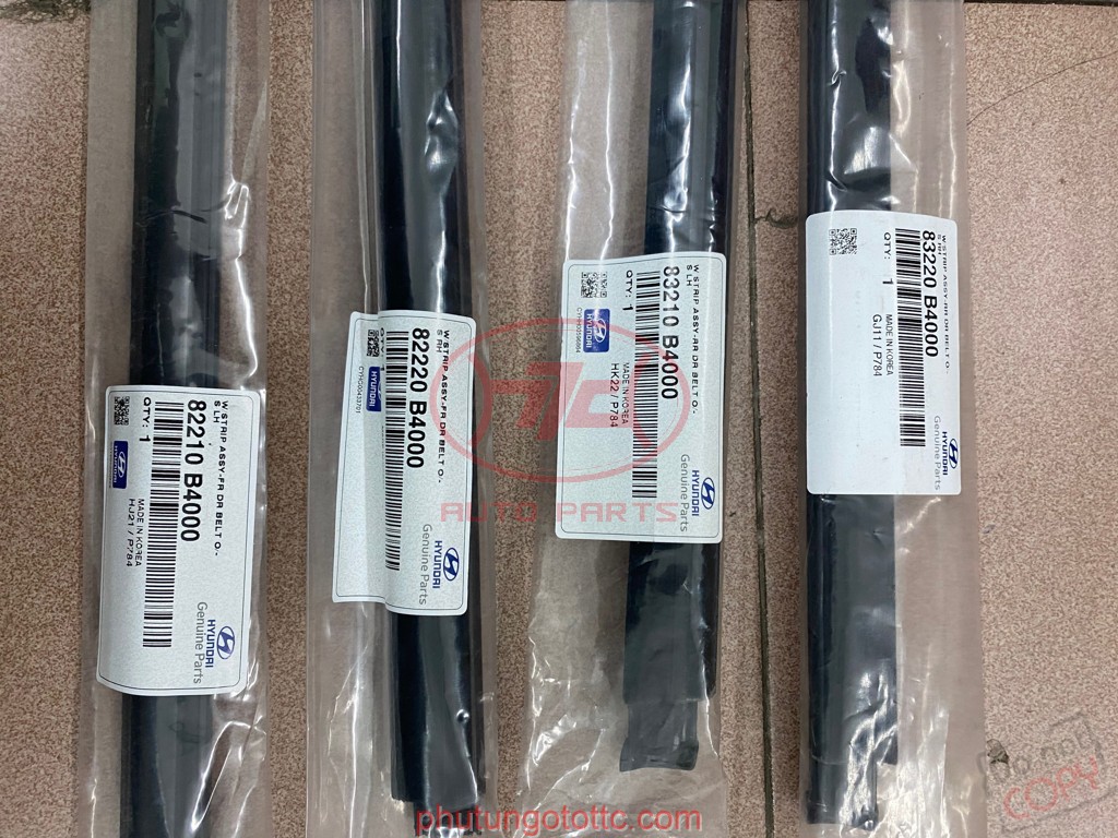Nẹp chân kính cánh cửa sau ngoài Grand I10 (Mã 83210B4000 - 83220B4000 ...