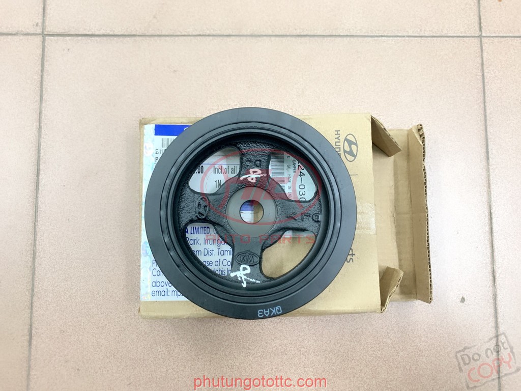 Puly đầu trục cơ Grand I10 2011-2015 1.2 (Mã 2312403021 - 2312403020 ...