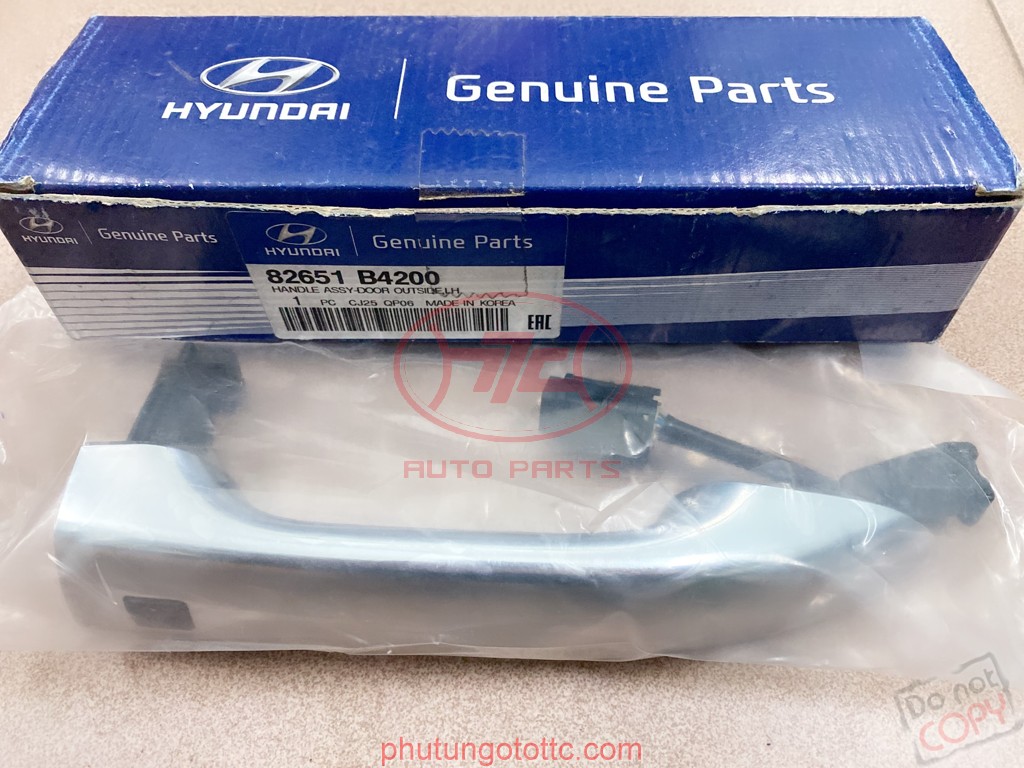 Tay mở cửa trước ngoài Grand I10 Smartkey mạ (Mã 82651B4200 ...