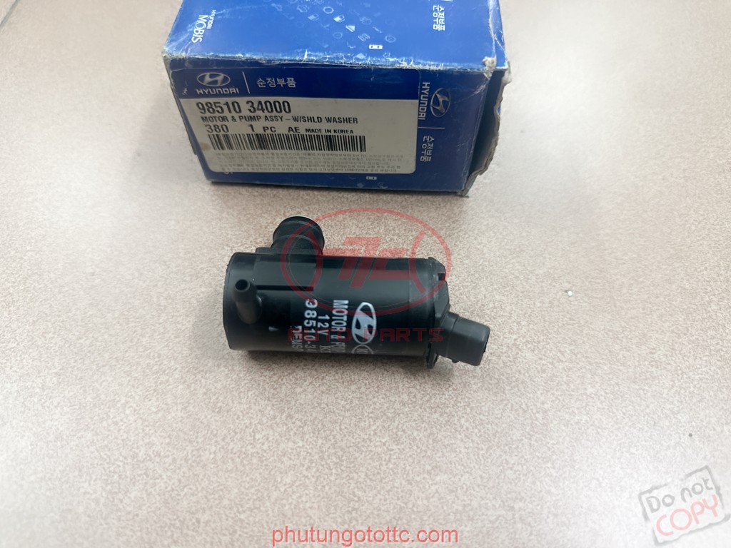 Mô tơ bơm nước rửa kính Starex (Mã 9851034000) chính hãng - Giá tốt 2025