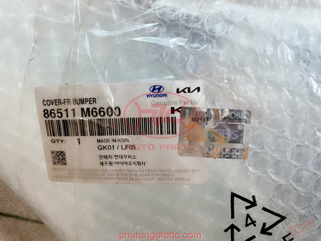 Ba đờ xốc trước K3 2022 (86511M6500 - 86511M6600) - Phụ tùng ô tô TTC