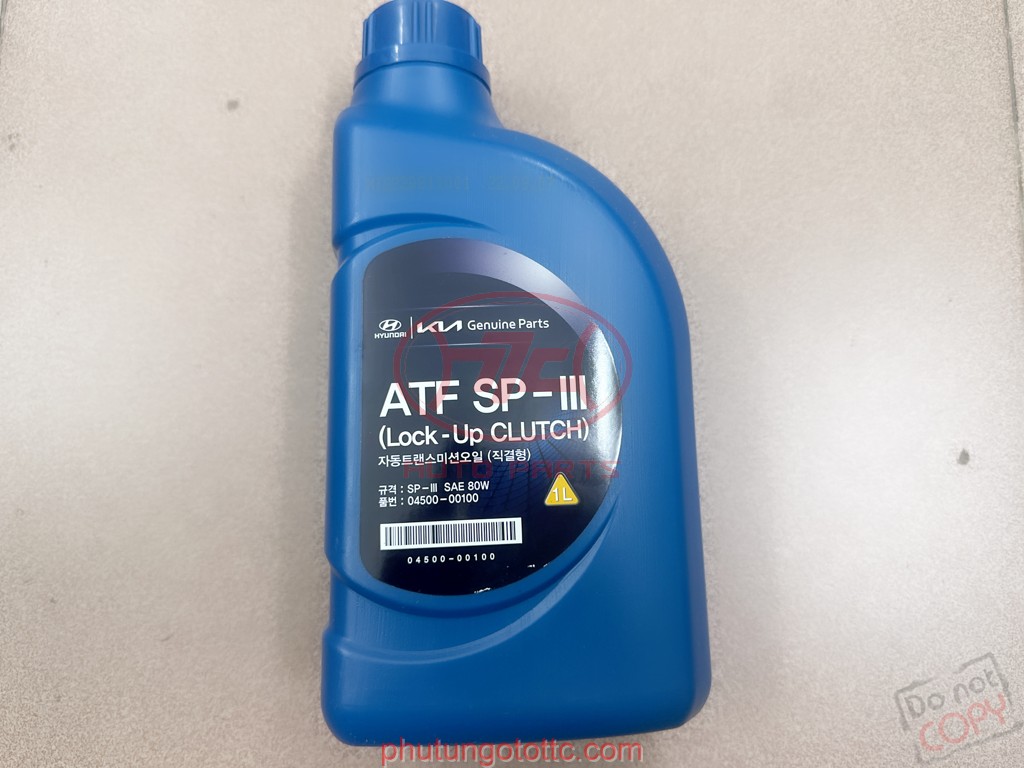 Dầu hộp số MORNING/CERATO/ACCENT/I10 ATF SP3-SP4 (Mã 0450000100 ...