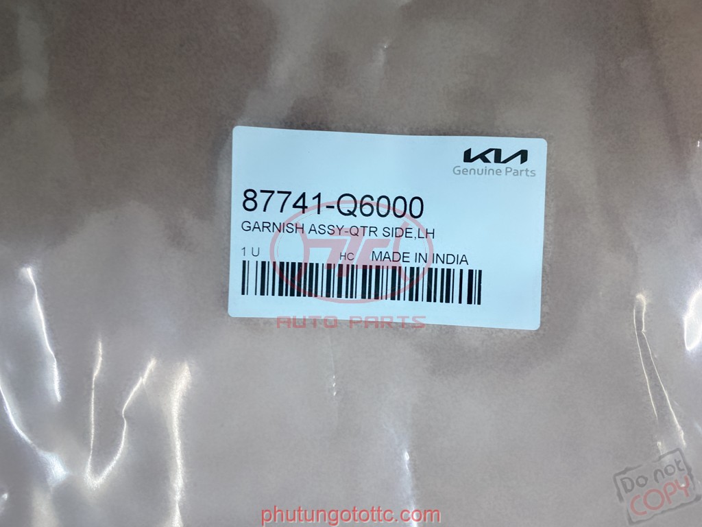 Ốp hông sau Seltos (Mã 87741Q6000) chính hãng - Giá tốt 2025