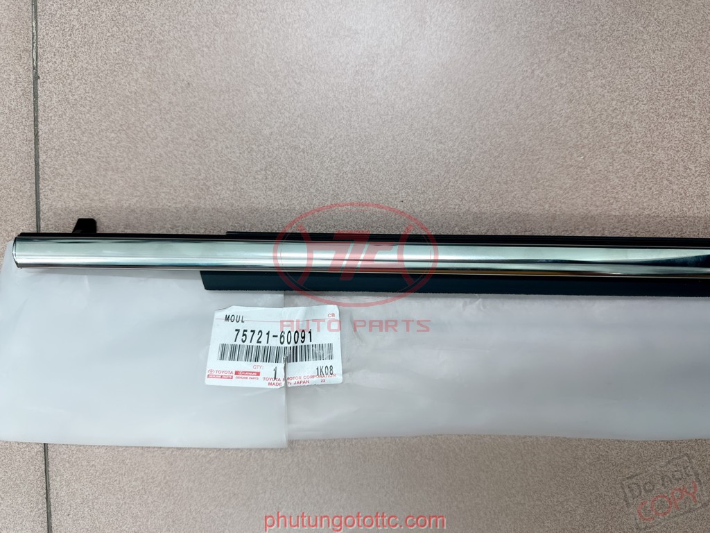 Nẹp chân kính cánh cửa sau ngoài Lexus GX460 2010 (Mã 7572160090 ...