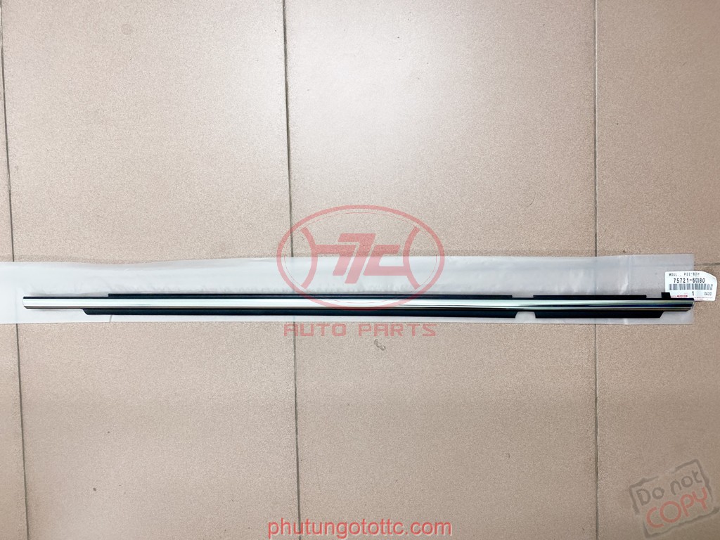 Nẹp chân kính cánh cửa GX470 (Mã 7572160080 - 7572260080 - 7571160080 ...