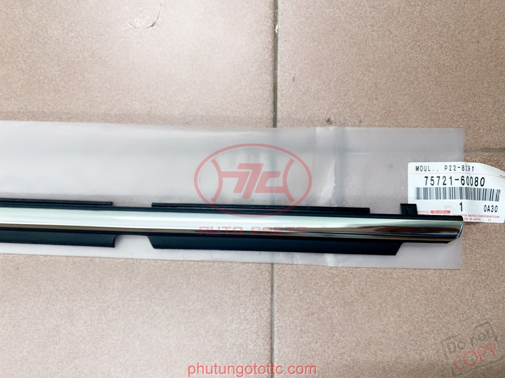 Nẹp chân kính cánh cửa GX470 (Mã 7572160080 - 7572260080 - 7571160080 ...