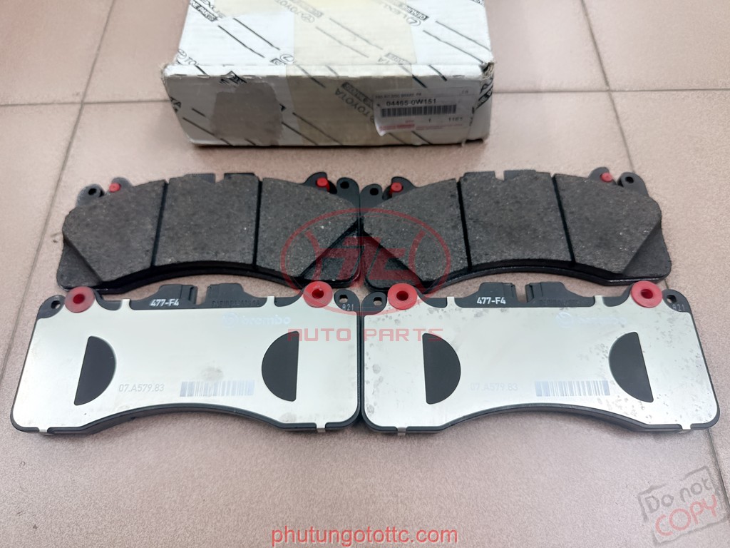 Má phanh trước Lexus LS460 2011 (Mã 044650W150 - 044650W151) chính hãng ...