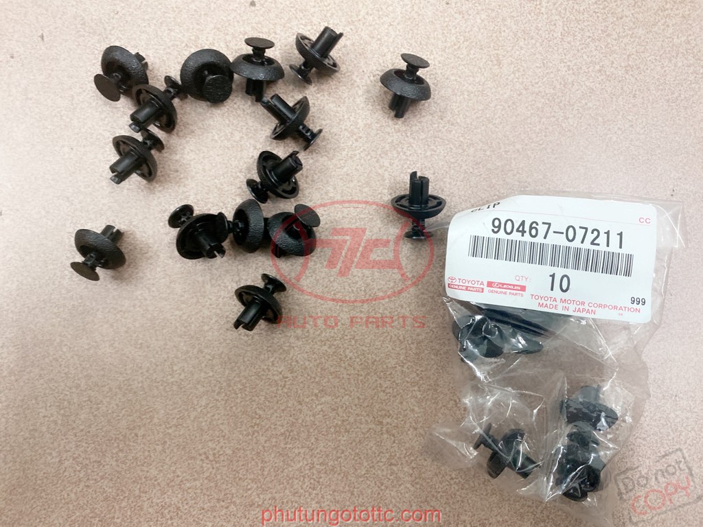 Nút cài tấm ốp đầu xe Lexus LS460 (Mã 9046707211) chính hãng - Giá tốt 2024