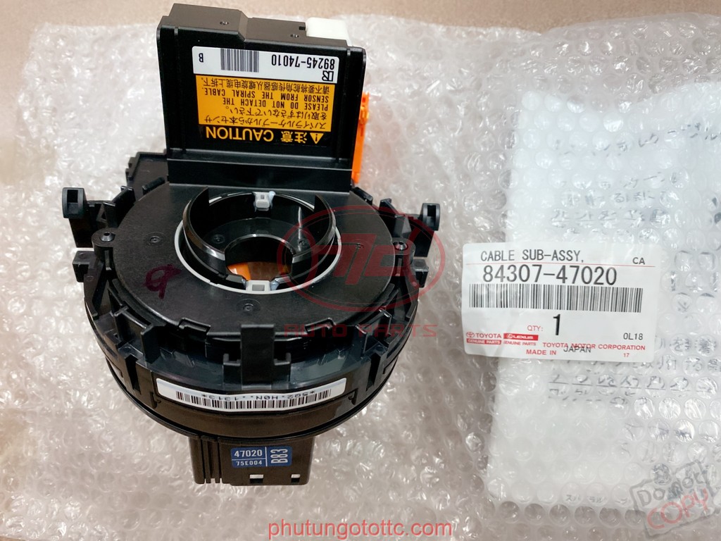 Cáp còi Lexus RX350 (Mã 8430747020 - 843070T010) chính hãng - Giá tốt 2025