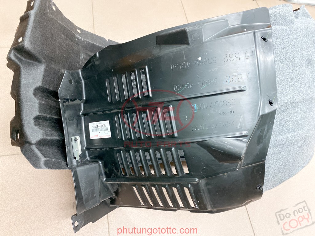Lòng rè chắn bùn tai xe trước RX350 2018 (Mã 5380548190 - 5380648190 ...