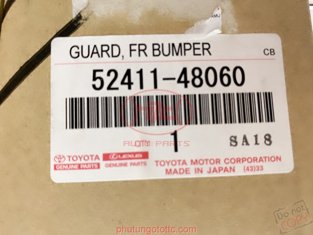 Ốp ba đờ xốc trước dưới Lexus RX350/450H/RX300/NX200T 2019 (Mã ...