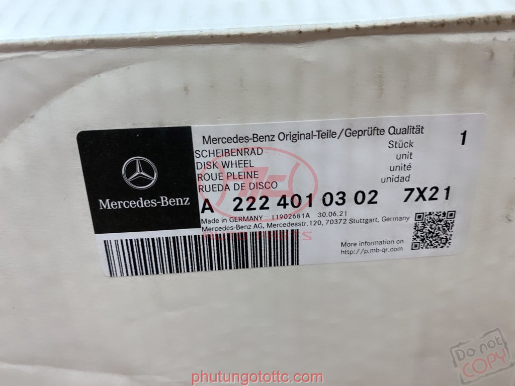 La zăng đúc Mercedes S600 Maybach 2017 (Mã A2224010302) chính hãng ...