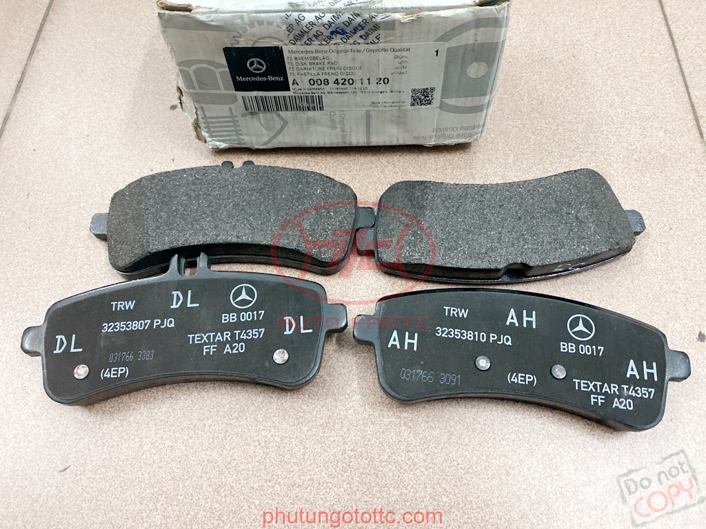 Má phanh sau Mercedes S600 Maybach (Mã A0084201120) chính hãng - Giá ...