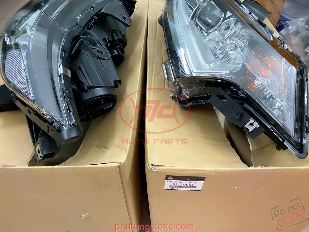 Đèn lái trước Outlander 2019 2 bi Xenon (Mã 8301C864 - 8301C863) chính ...