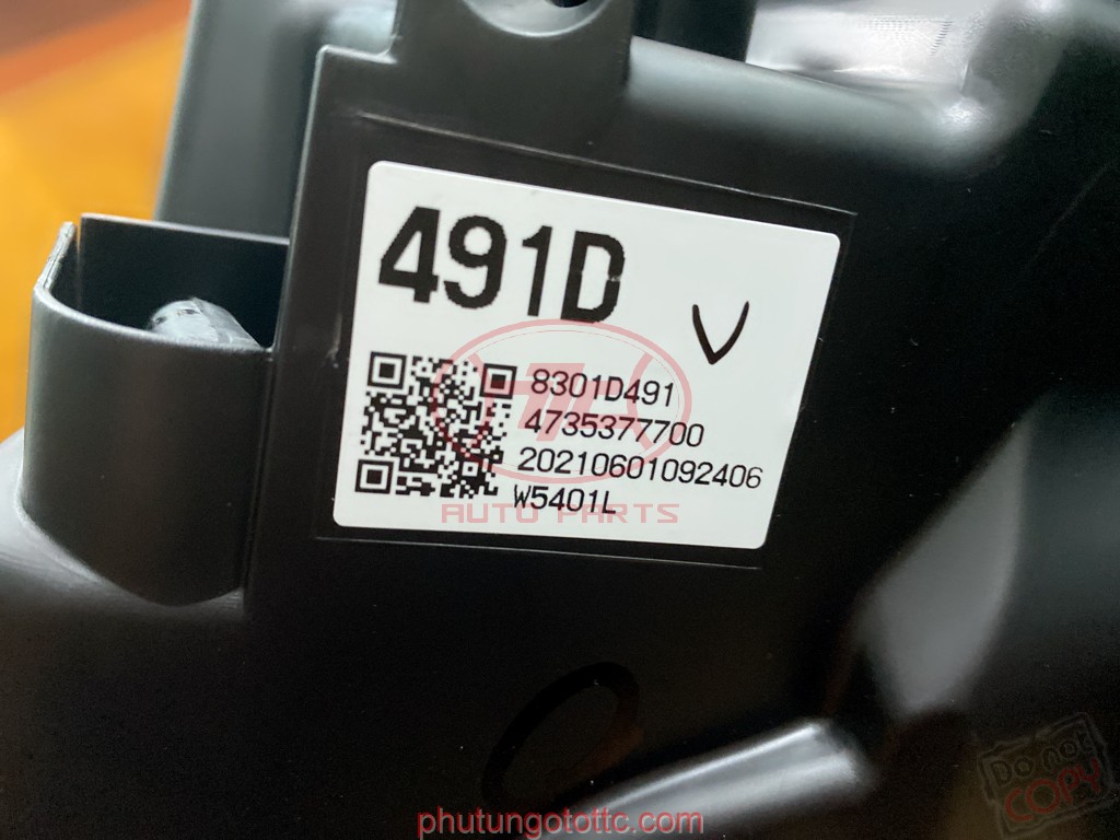 Đèn lái trước Xpander (Mã 8301D585 - 8301D491) chính hãng - Giá tốt 2025