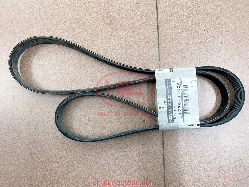Dây curoa điều hòa X-trail T32H (Mã 117203TS0A) chính hãng - Giá tốt 2025