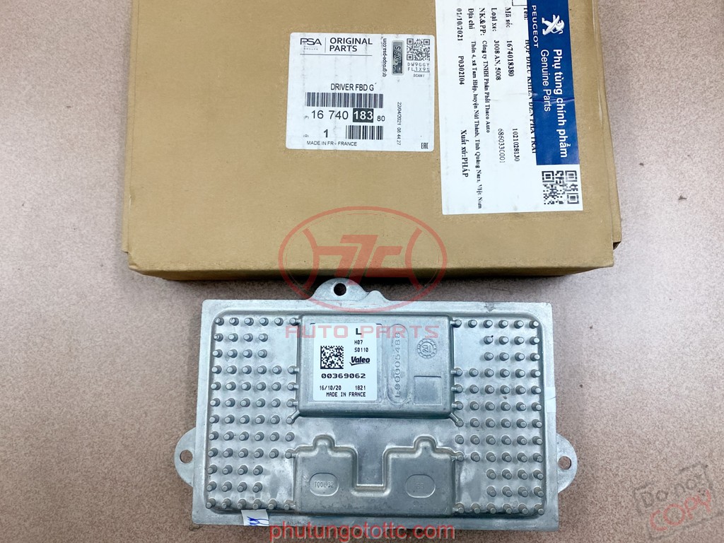 Bộ kích đèn pha Peugeot 3008 (Mã 1674018380) chính hãng - Giá tốt 2025