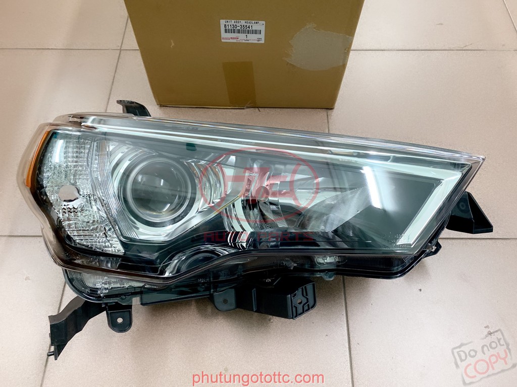 Đèn pha 4Runner 2013 (Mã 8113035541 - 8117035571) chính hãng - Giá tốt 2025