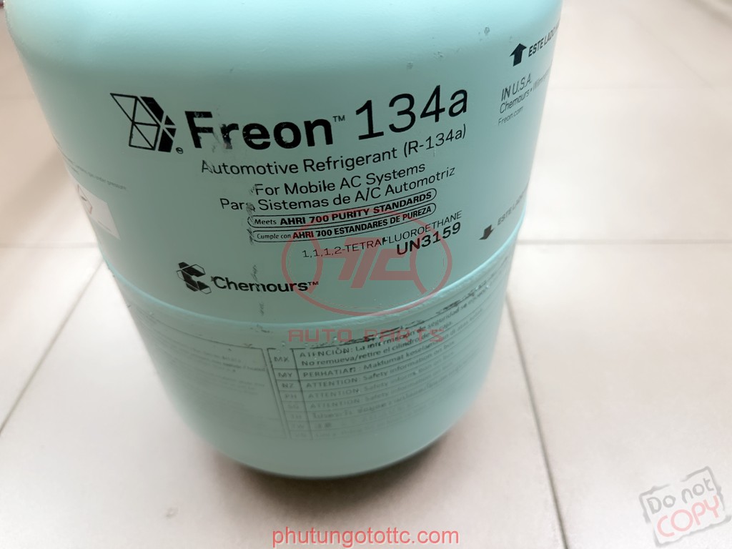 GAS Lạnh R134A CHEMOURS FREON (Mã GAS-R134A) chính hãng - Giá tốt 2025