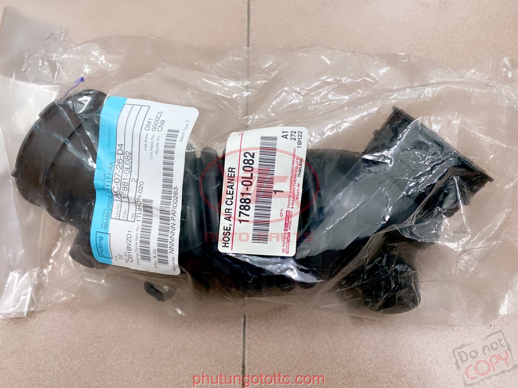 Phụ tùng ô tô FORTUNER chính hãng - Bảng giá 2025