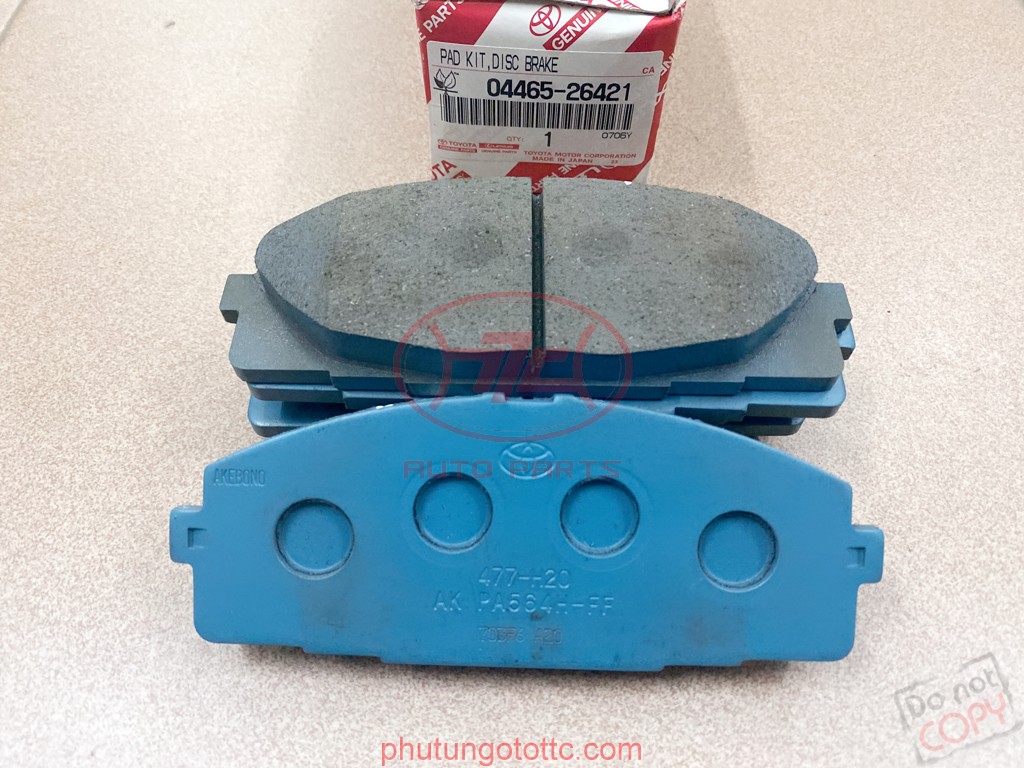 Má phanh trước Hiace 2006-2016 (Mã 0446526421 - 04465YZZE9) chính hãng ...