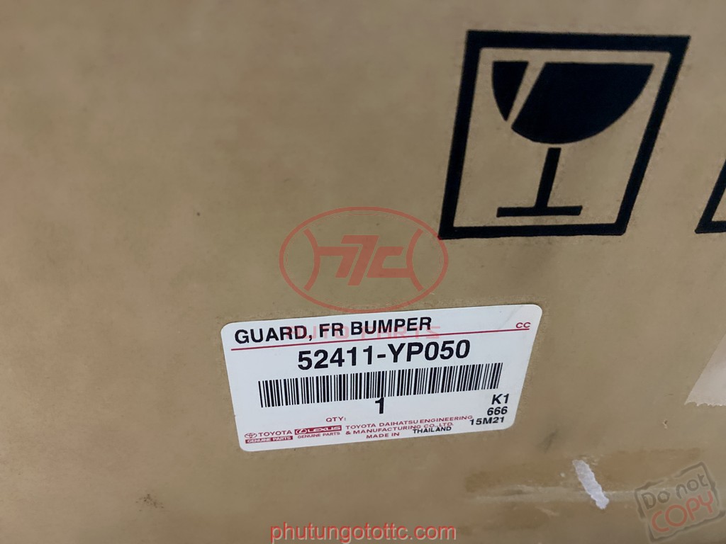 Ốp ba đờ xốc trước dưới Hilux 2020-2021 Adventure (Mã 52411YP050) chính ...