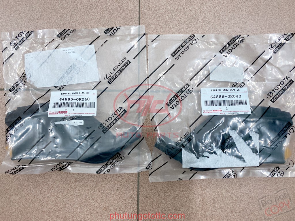 Phụ tùng ô tô INNOVA chính hãng - Bảng giá 2024