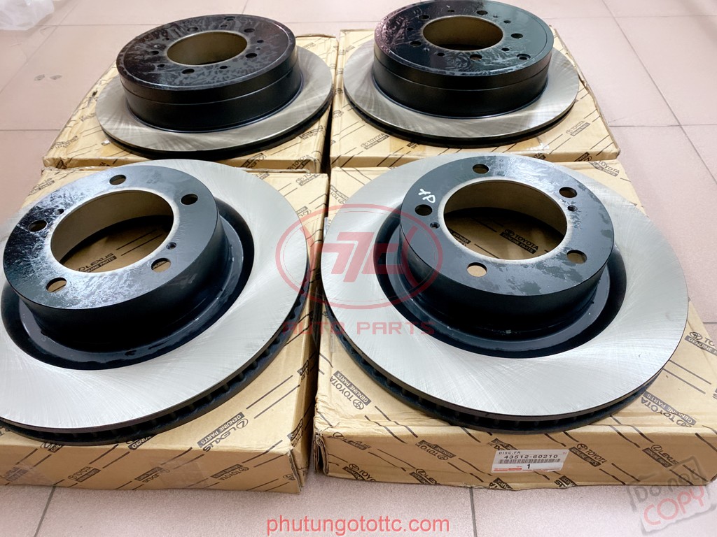 Đĩa phanh trước sau Land V8 - LX570 (Mã 4243160290 - 4351260180) chính ...