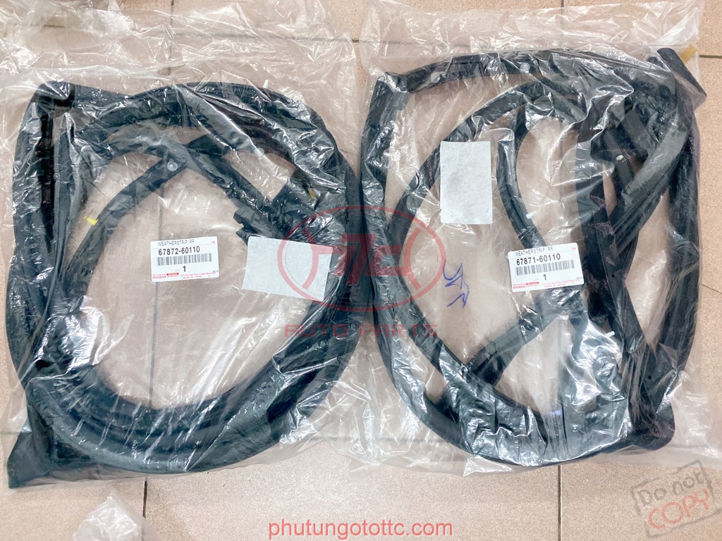 Gioăng cánh cửa sau Land Cruiser 2010 (Mã 6787260110 - 6787160110 ...