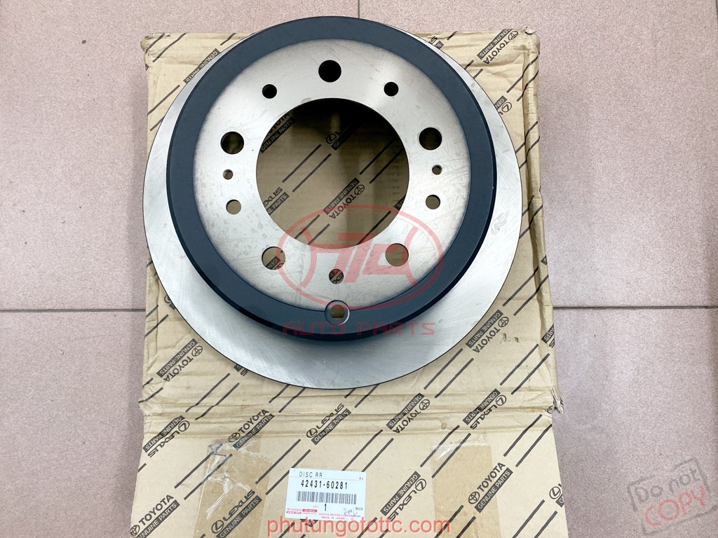 Đĩa phanh sau Land Cruiser 2000-2007 FZJ100 (Mã 4243160281) chính hãng ...