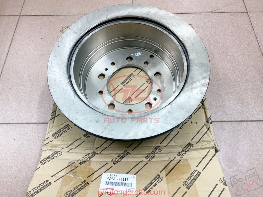 Đĩa phanh sau Land Cruiser 2000-2007 FZJ100 (Mã 4243160281) chính hãng ...