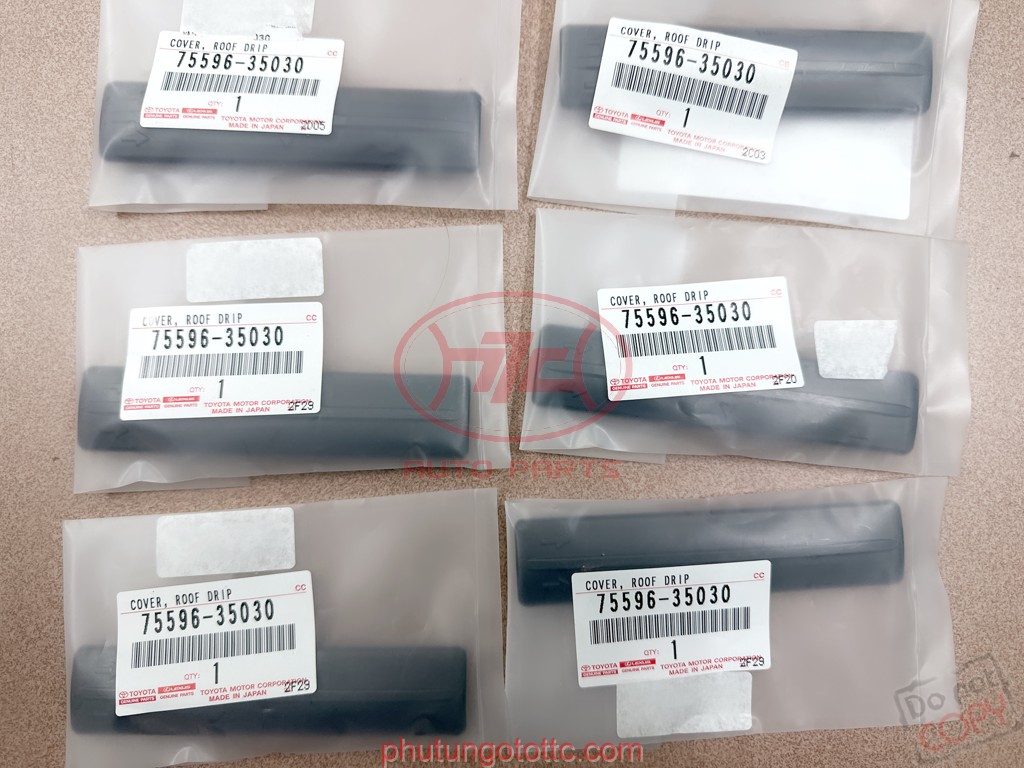 Cút nối nẹp máng nước nóc xe Prado 2010 (Mã 7559635030) chính hãng ...