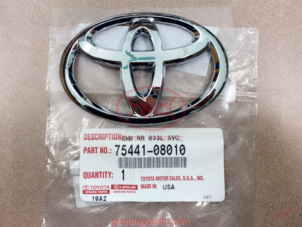 Biểu tượng cửa hậu Sienna (Mã 7544108010) chính hãng - Giá tốt 2024