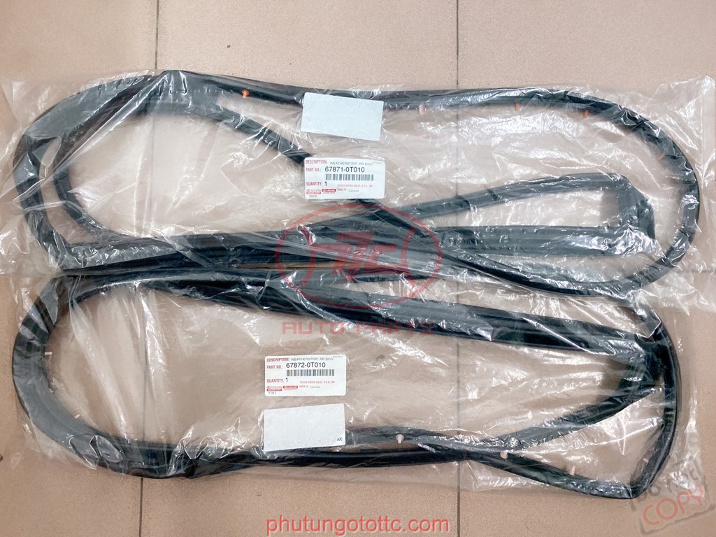 Gioăng cánh cửa sau Venza (Mã 678710T010 - 678720T010) chính hãng - Giá ...