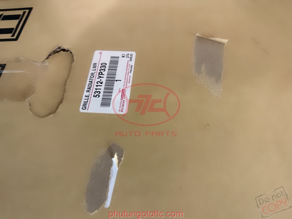 Lưới ba đờ xốc trước Vios 2021 (Mã 53112YP901 - 53112YP330) chính hãng ...