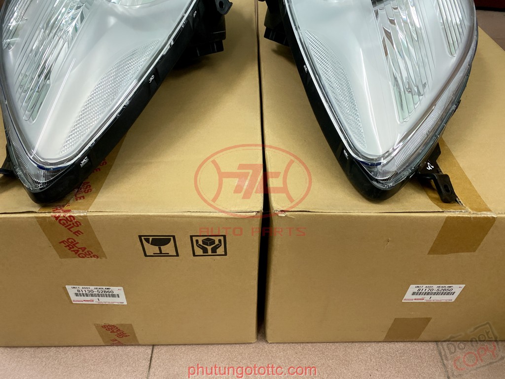 Đèn pha Yaris 2009 Hatback (Mã 8113052B60 - 8117052B50) chính hãng ...